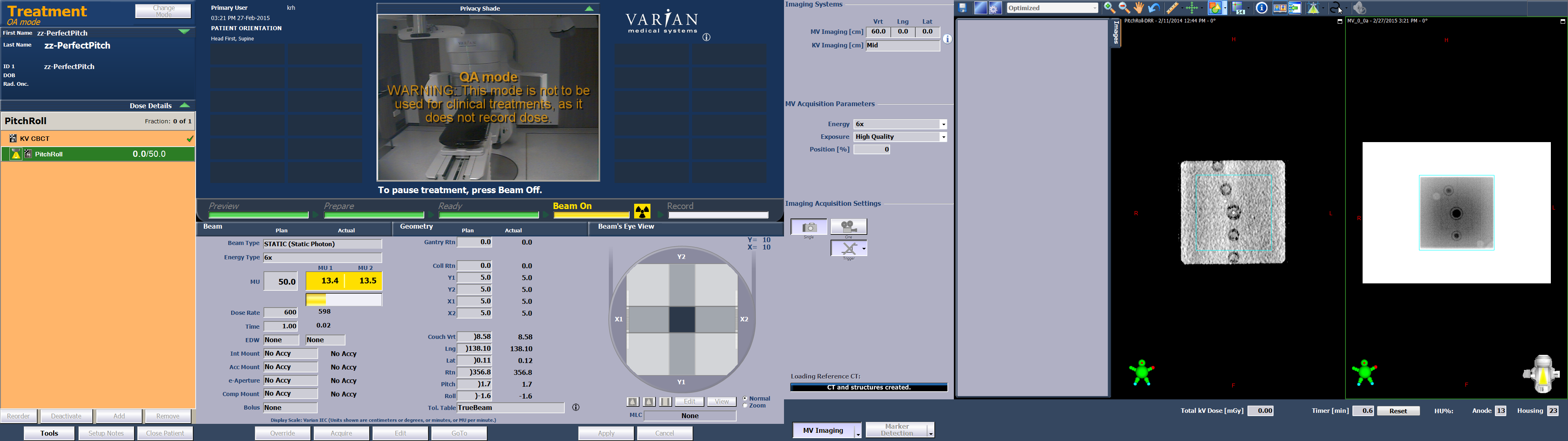 iCheckNet - TrueBeam Machine QA
